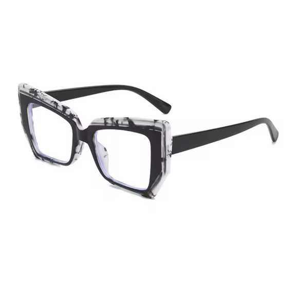 Accessories | Unisex Gradient Colorblock Square Frame Transparent Len ...